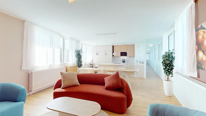 Studio Cosy En Coliving | Sauna, Cinéma & Vue Rhin - Huningue