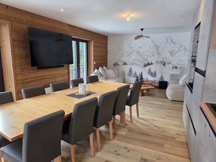 Grand Appartement De Charme Au Pied Des Pistes - La Giettaz