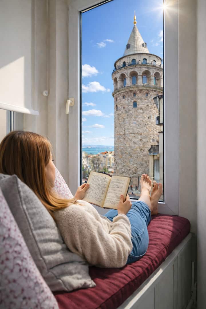 Just On Galata Tower Square - Amazing View - 2br - Beyoğlu