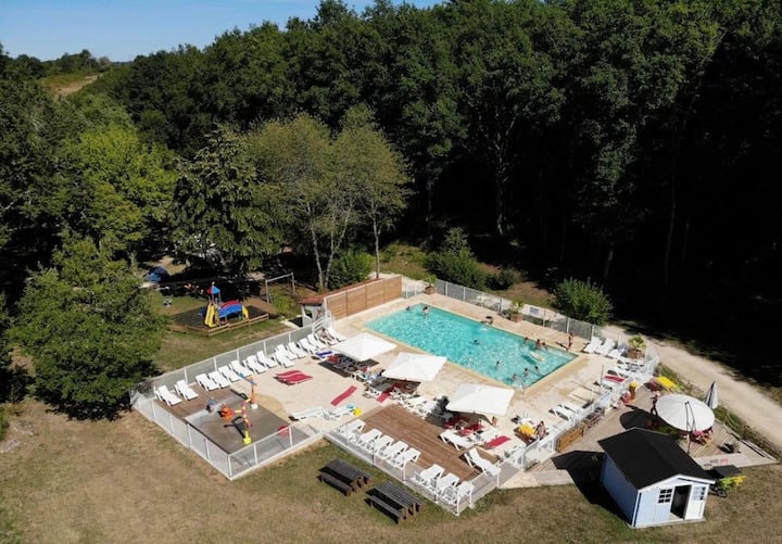 Zecamping 3* Mobil Home 38m² Parc Aquatique - Mareuil