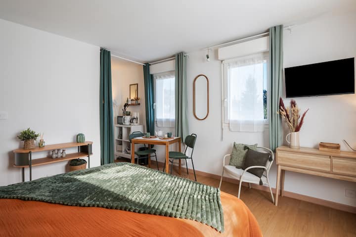 Joli Appart Cosy Tout Confort Avec Parking Gratuit - Bois-Guillaume