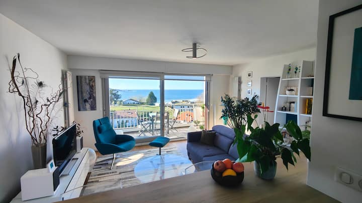 Joli T2 Panoramique à 250 M De La Plage + Parking - Hendaye