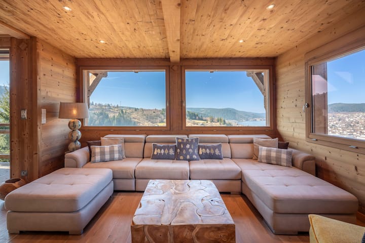 Chalet Nyll - Vue Lac, Sauna, Spa Et Salle Cinéma - Gérardmer