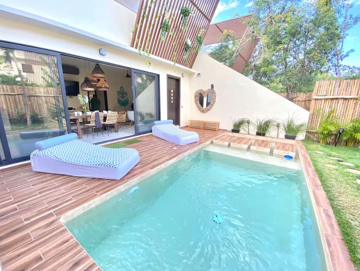 Villa Zen 4 Chambres Piscine & Jacuzzi 12 Pers - Tulum