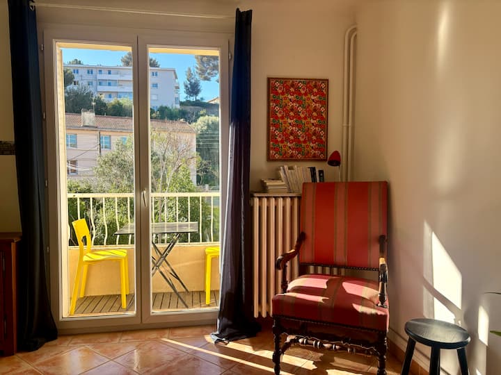L'appartement Du Pilote - Calme à 7mn Des Plages - Le Pradet