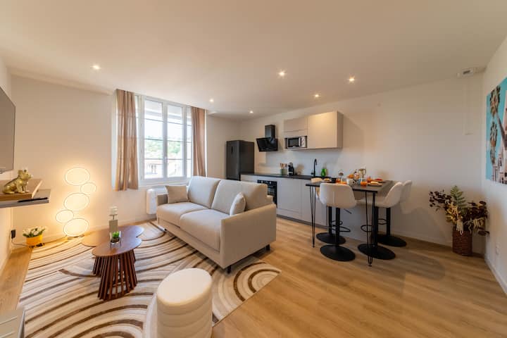 T2 Centre Ville Avec Literie De Grande Qualité - Agen