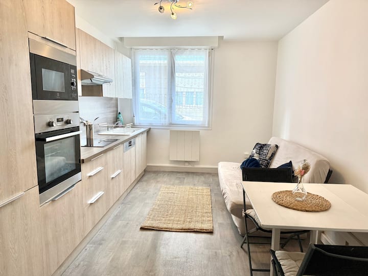 Appartement Cosy Avec Terrasse à 150 M De La Plage - Rang-du-Fliers