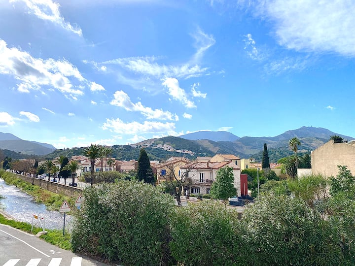 T2 Avec Grande Terrasse à 300m De La Plage - Cerbère