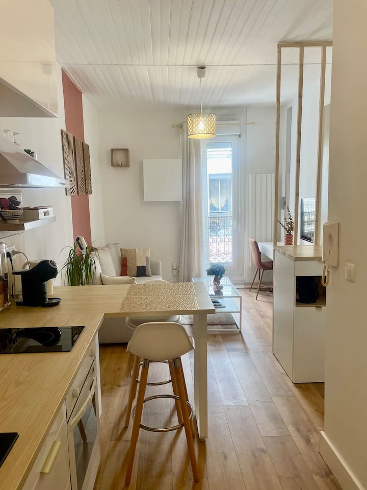 Le « Terracotta »Appartement à 2 Pas De La Gare - Bouzigues