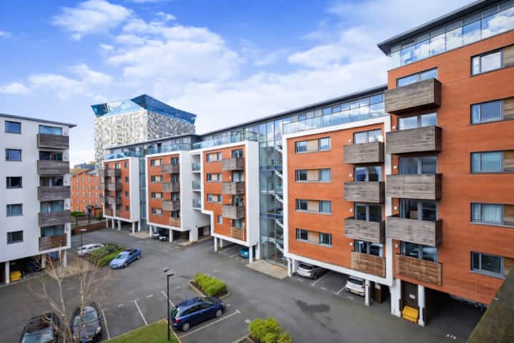 Stylish City Centre Apartment Near The Cube - Birmingham