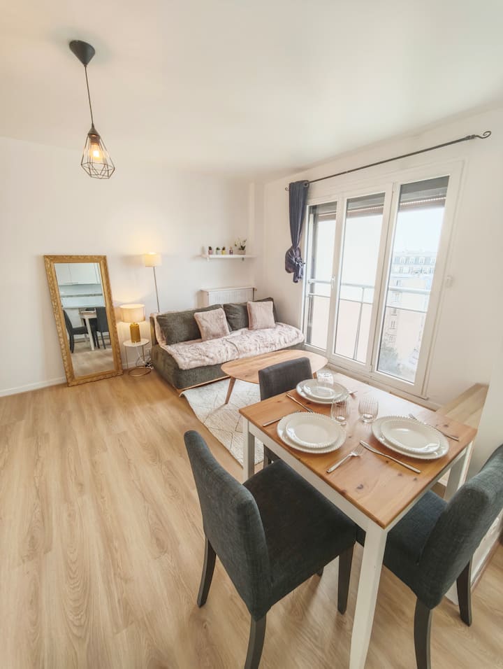 Bright Paris Apt Bastille/nation For 3 Guests - Paris