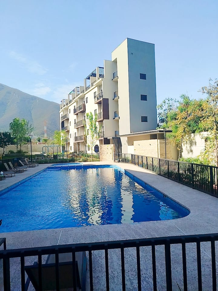 Modern Apartment 2bdr Pool Gym 3 Min Bbva Stadium - Monterrey