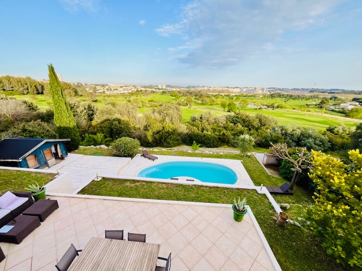 Villa Familiale 8 Pers Avec Piscine Vue Sur Golf - Montpellier