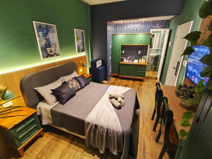 Estudio Green Design Conforto Com Ar E Cozinha - Niterói