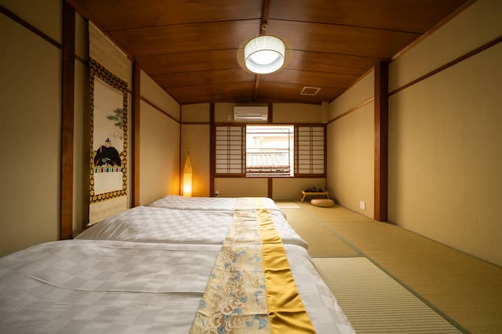 【夏様・天池町】二条站6分钟|整栋一户建|3卧2卫2浴|可住8人|近二条城|安静住宅区|近商场超市 - Kyoto