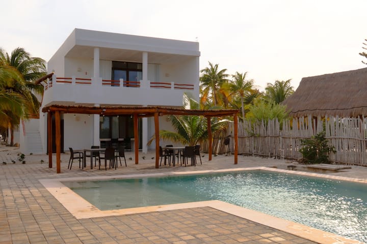 Loft 3 - Telchac Puerto Frente Al Mar, Planta Baja - Telchac Puerto