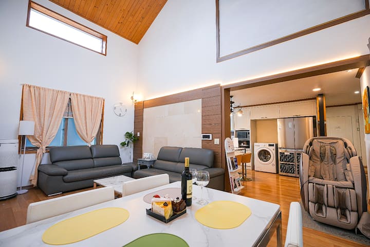 오늘은쉼 단독주택 35평 테라스 월드컵경기장역 3분 유성Ic 5분 노은핫플레이스 근접 - Daejeon