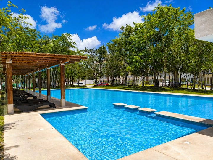 Casa Ballena, 3 Recámaras, Alberca & Pádel - Playa del Carmen
