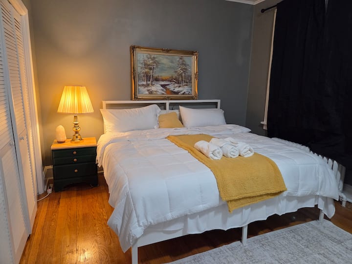 The Falcon: Peaceful Large Studio Private Bathroom - Albany, NY