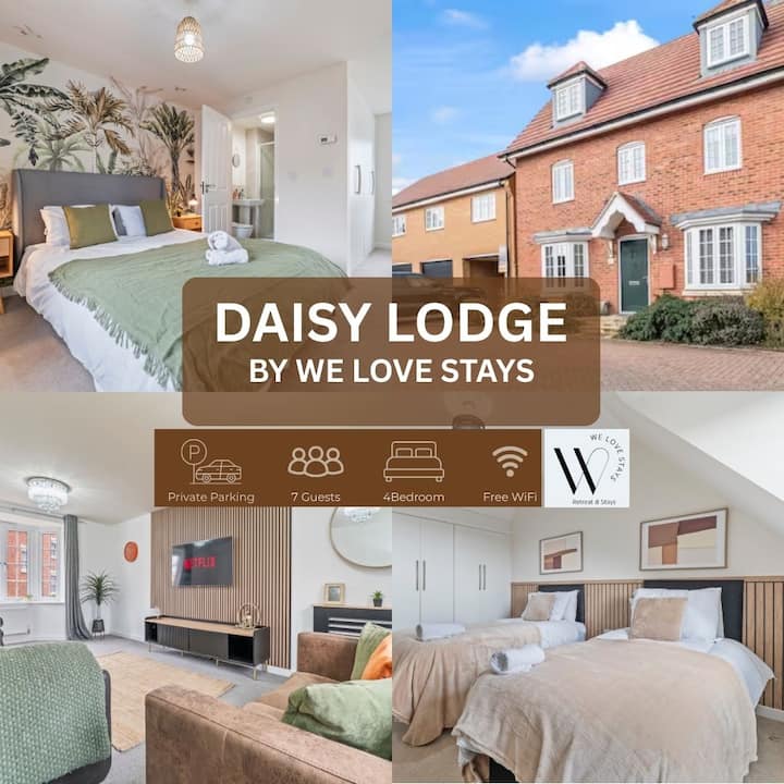 4bed 3bath Bedford Sleeps 7 Driveway Parking For 2 - Bedford