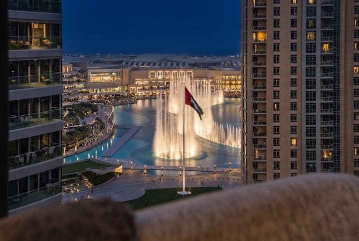 Luxury 3br +Maid | Fountain View | Near Burj K - Dubaï