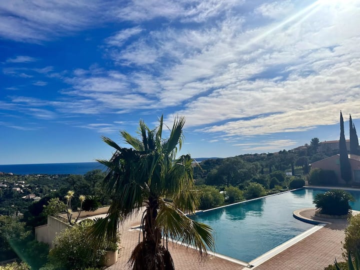 Les Issambres New!6 Pers. Jardin, Piscine, Tennis - Var