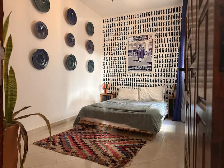 Free Spirit Surf Villa With Fireplace - Sleeps 10 - Taghazout