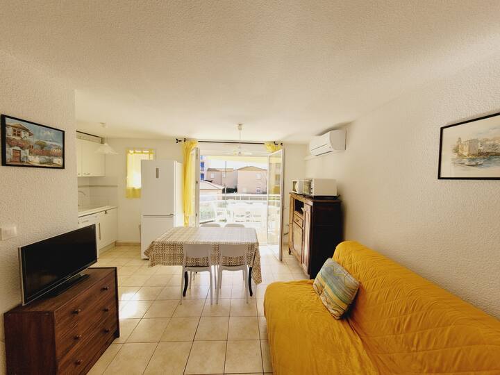 Appartement Bord De Plage, Vue Sur Piscine - Valras-Plage