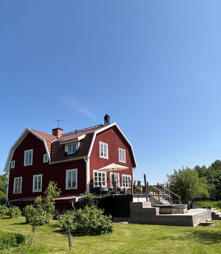 Sjötomt Med Bastu & Badtunna - Lantlig Idyll - Vingåker