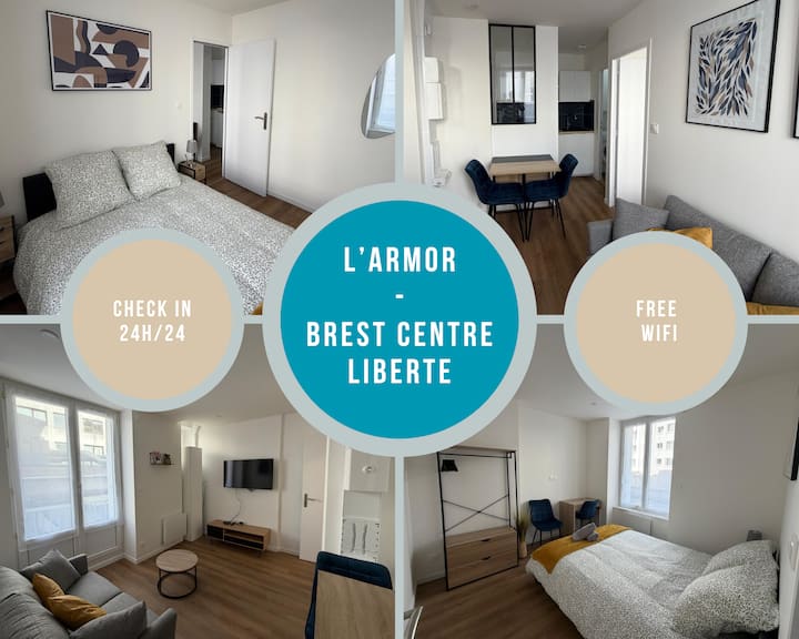 L'armor - 2 Pièces Au Cœur De Brest - Brest, France