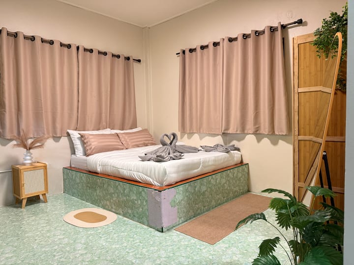 Cozy Bungalow • 4k Curved Monitor • 3min Beachride - Ko Phangan