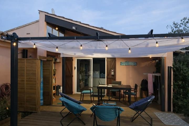 Maison 4p Bord De Mer Avec Jardin - Zonza