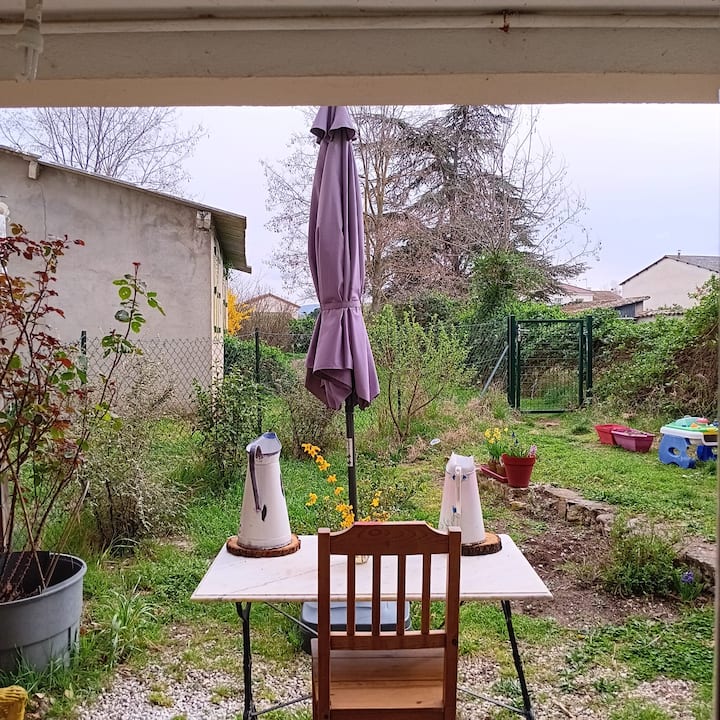 Appartement Rez De Jardin & Balade Nature - Saint-Just-Saint-Rambert