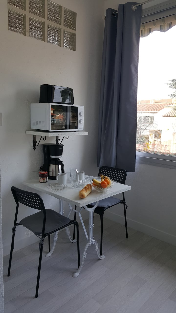 Le Vintage – Accès Plage – Parking – Climatisation - Argelès-sur-Mer