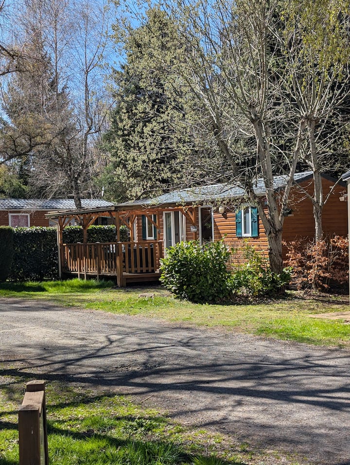 Chalet 4 Saisons En Camping 4 éToiles - Saint-Nectaire