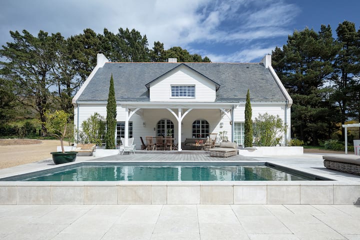 Villa Avec Piscine, Tennis Et Parc - Proche Plages - La Baule-Escoublac