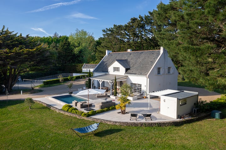 Villa Avec Piscine, Tennis Et Parc - Proche Plages - Le Pouliguen