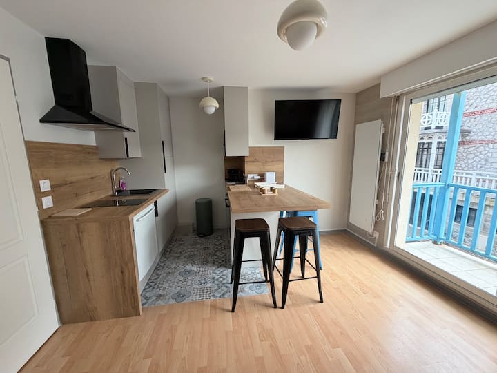 Studio Entièrement Rénové Avec Vue Latérale Mer - Le Touquet-Paris-Plage