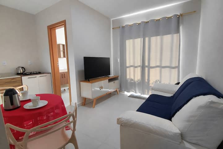 Studio Novo Com Piscina A/c - 5 Min Da Praia - Imbituba