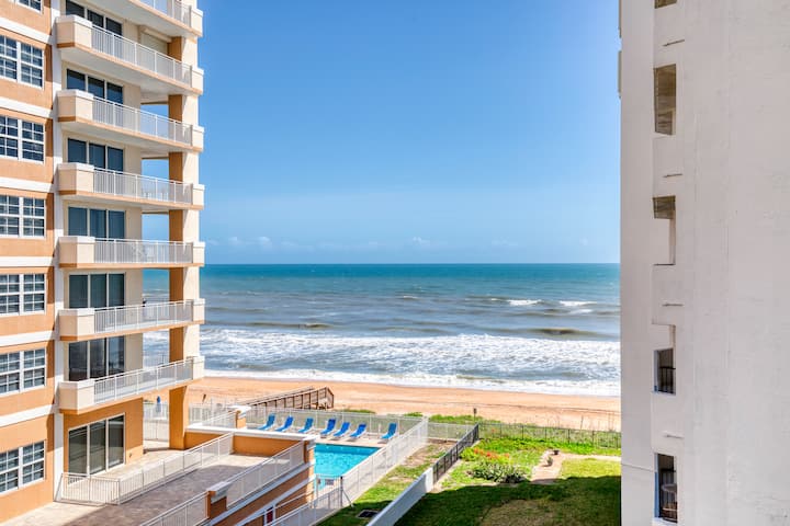 Stunning Ocean Front Condo - Ormond-by-the-Sea, FL