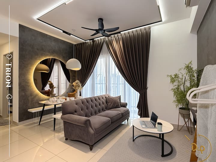 Modern & Perfect For Groups: 3br Trion Kl 9 Pax - Kuala Lumpur