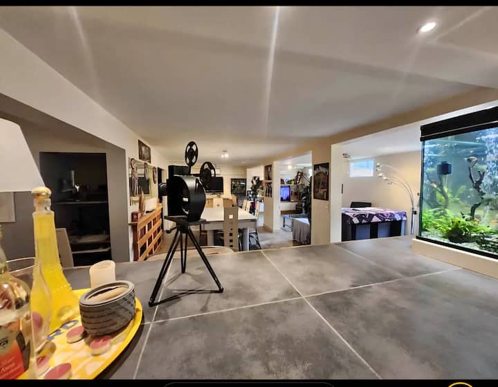 Loft Atypique Jardin Billard Babyfoot 6 Couchages - Cagnes-sur-Mer