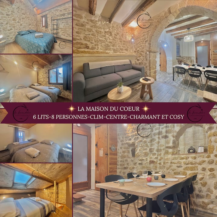 La Maison Du Coeur - 8 Pers | Clim | Cosy | 6 Lits - Istres