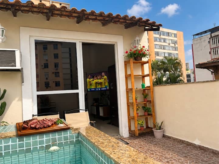 Cobertura Com Piscina Privativa | Lapa • Glória - Rio de Janeiro