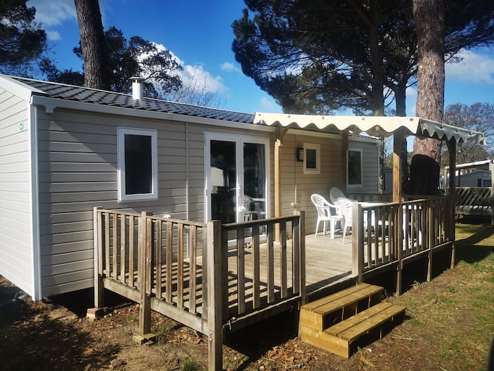 Mobil-home Premium 6 Places Camping 4 éToiles - Saint-Julien-en-Born