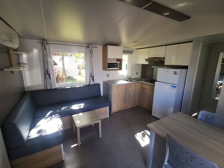 Mobil-home Premium 6 Places Camping 4 éToiles - Lit-et-Mixe