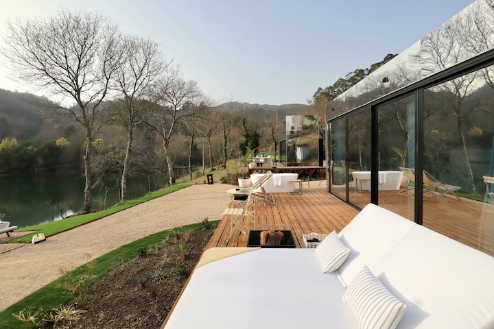 Villa Espelhada C/ Jacuzzi Junto Ao Rio 1 - Vieira do Minho