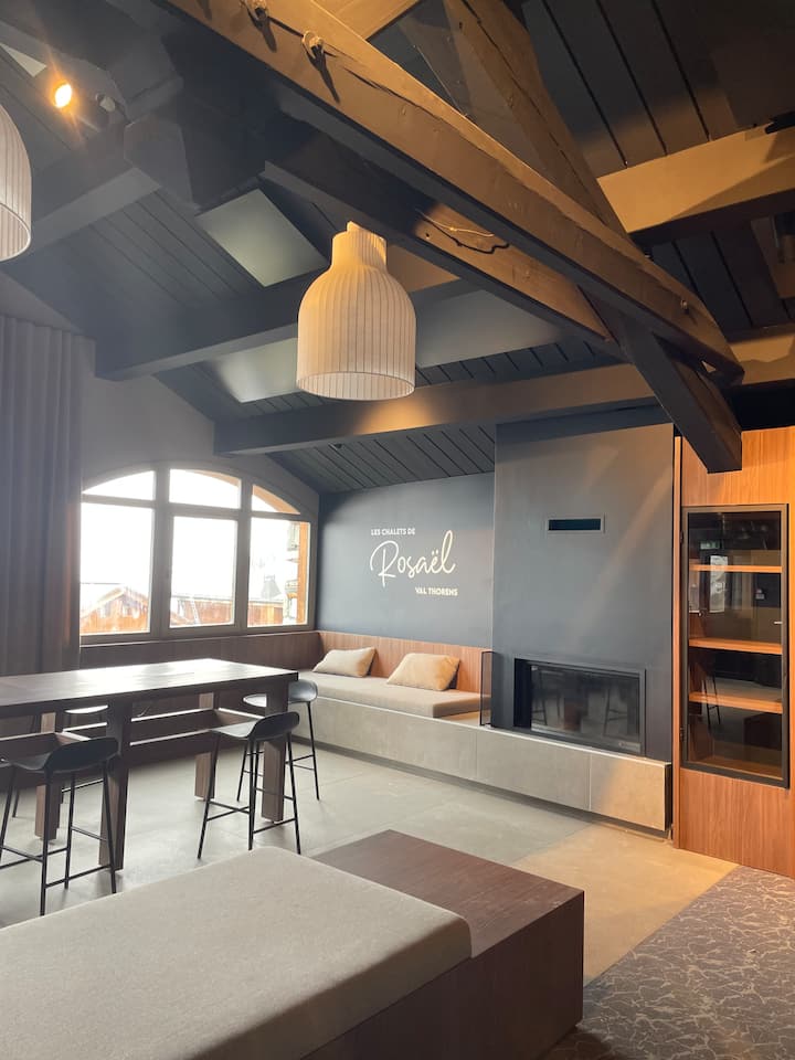 Val Thorens Appartement Cheminée-piscine-sauna - Val Thorens