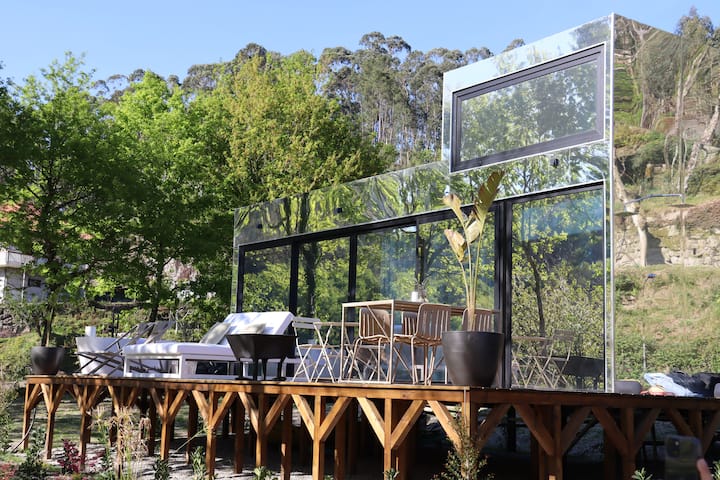 Villa Espelhada C/ Jacuzzi E Mezanine Vista Rio 3 - Vieira do Minho
