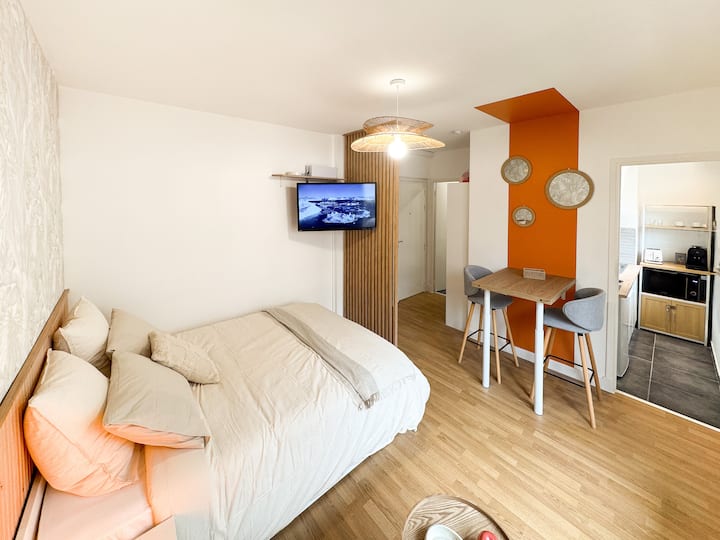 Studio Cosy Carnot - 15 Min Des Plages - Le Cannet